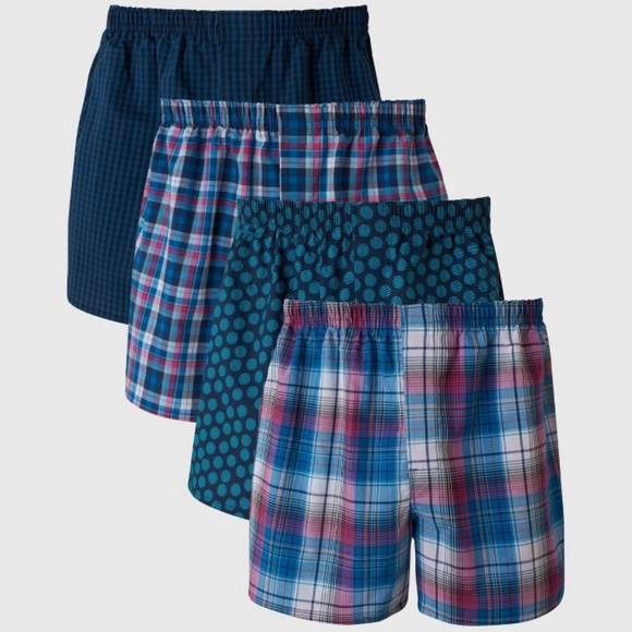 Hanes | Underwear & Socks | Hanes Premium Mens Stretch Woven Boxer ...